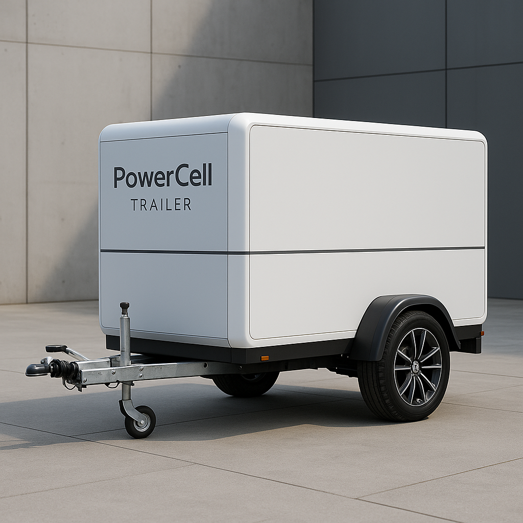 PowerCell Trailer - Mobiles Kraftwerk für Strom und Wärme